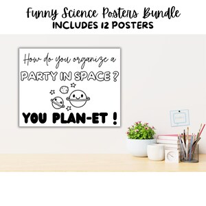 Funny Science Posters| Science Bulletin Board Sign| Science Classroom ...