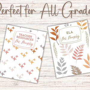 Boho Binder Covers | Teacher Binder Covers | Boho Rainbow Binder Covers ...