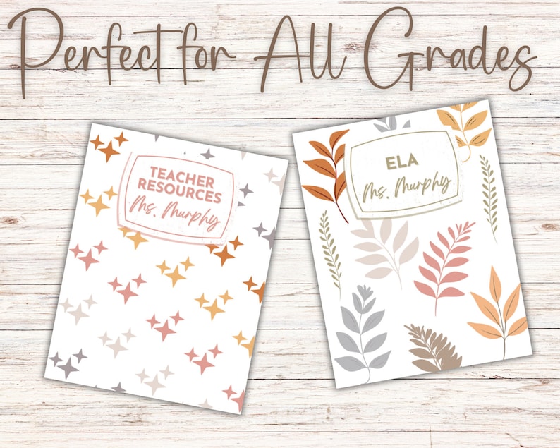 Boho Binder Covers | Teacher Binder Covers | Boho Rainbow Binder Covers ...