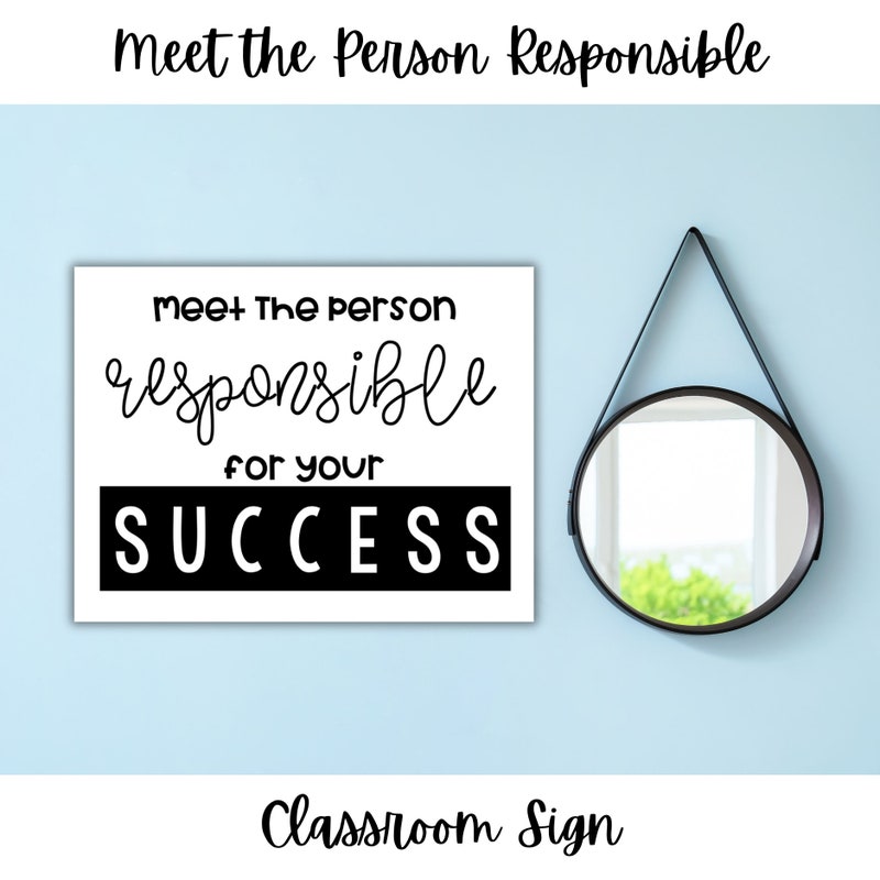 Meet the Person Responsible Mirror - Etsy