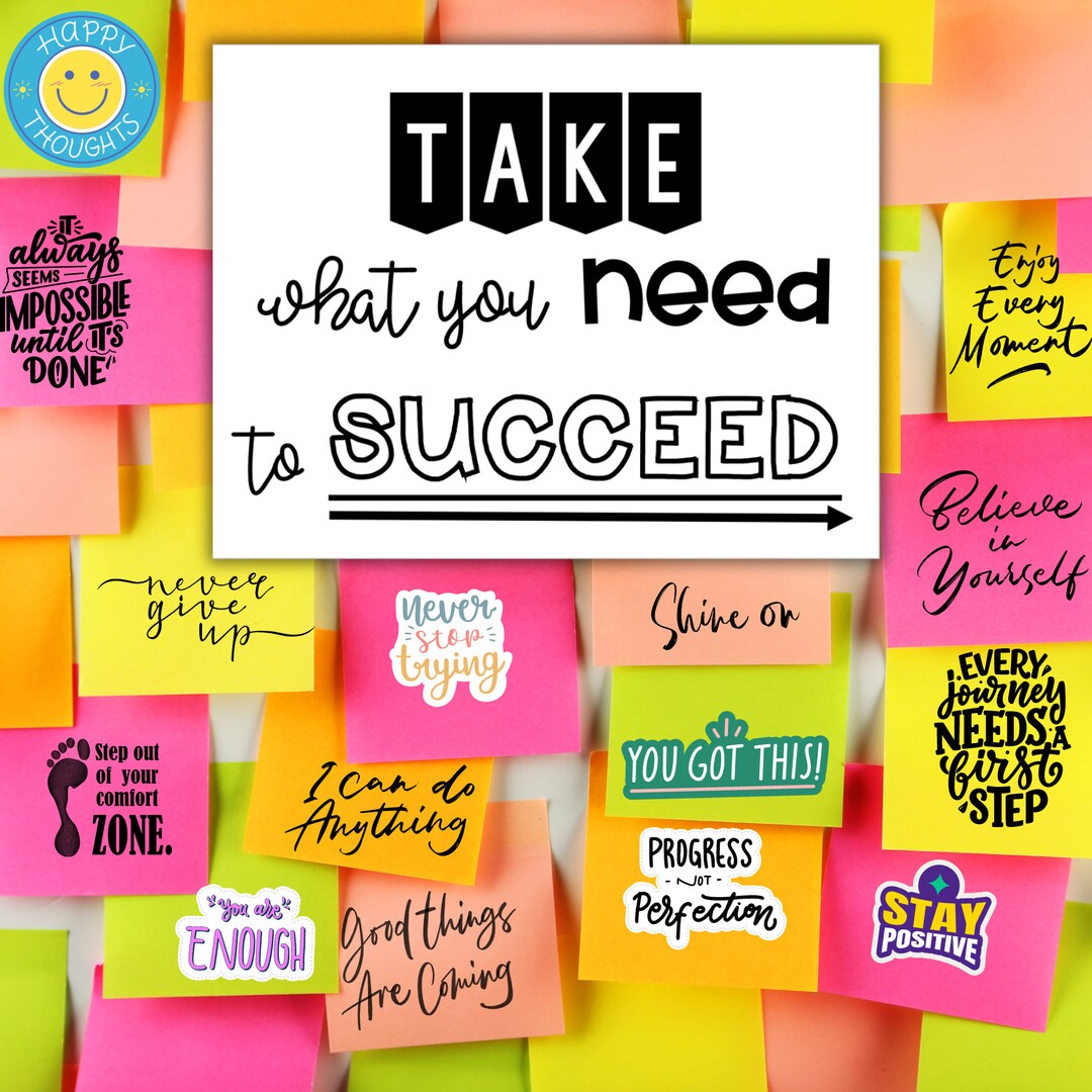 Take What You Need to Succeed Classroom Sign | Motivational Decor ...