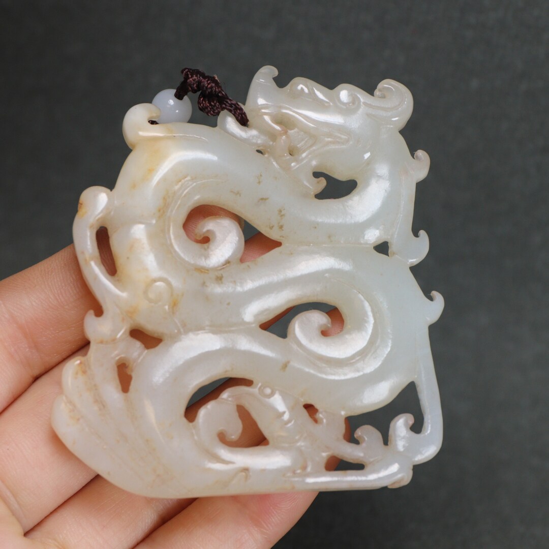 Collection Antique Chinese Hetian Jade Carving Jade Statue - Etsy