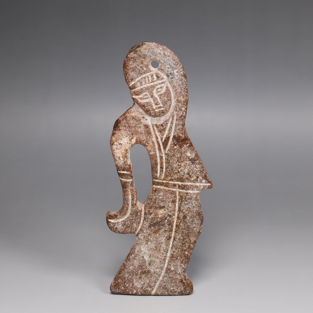 Hongshan Culture Style Jade Figure Statue，collection Chinese Jade ...