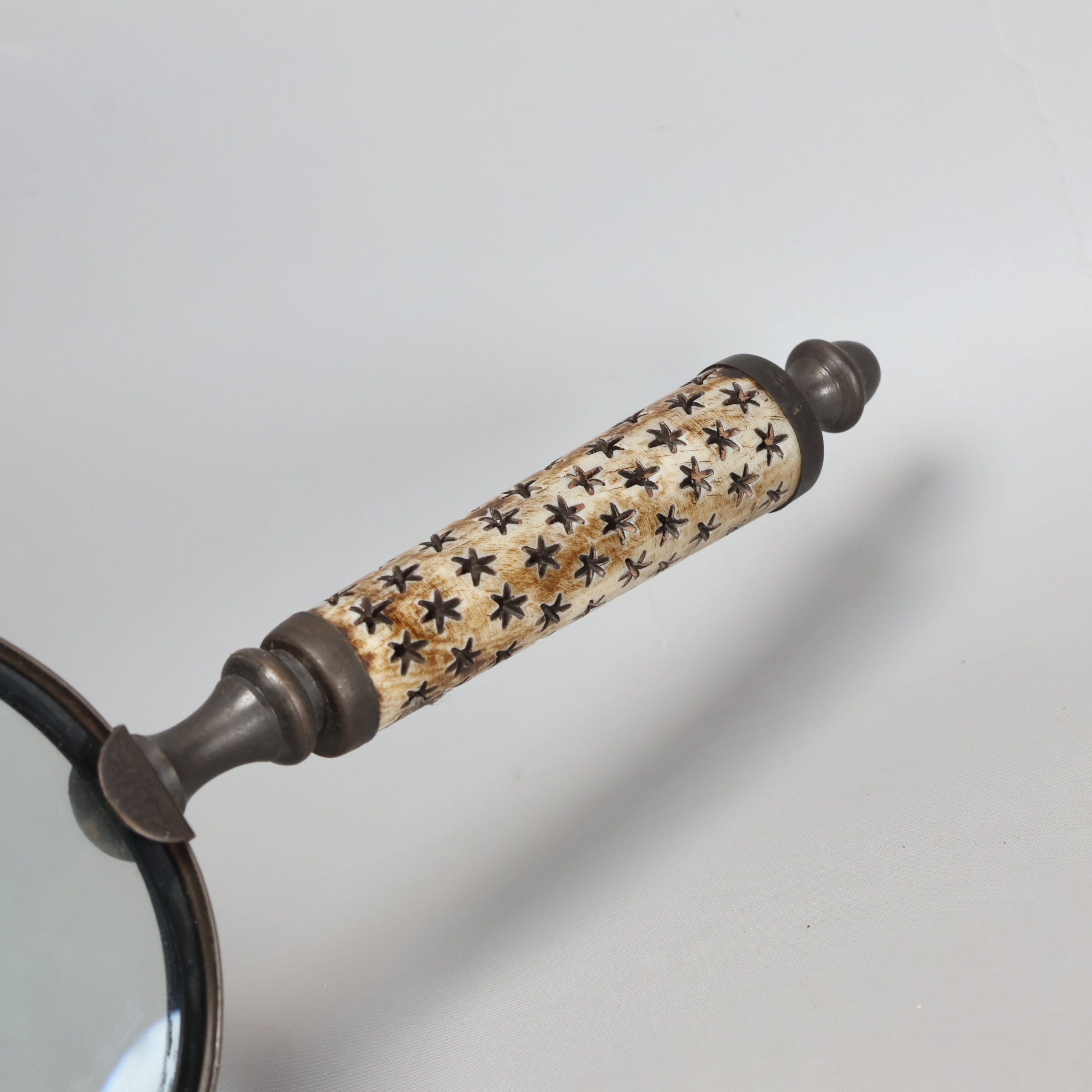 Antique Retro Magnifying Glass, Desktop Work Magnifying Glass, Handheld ...