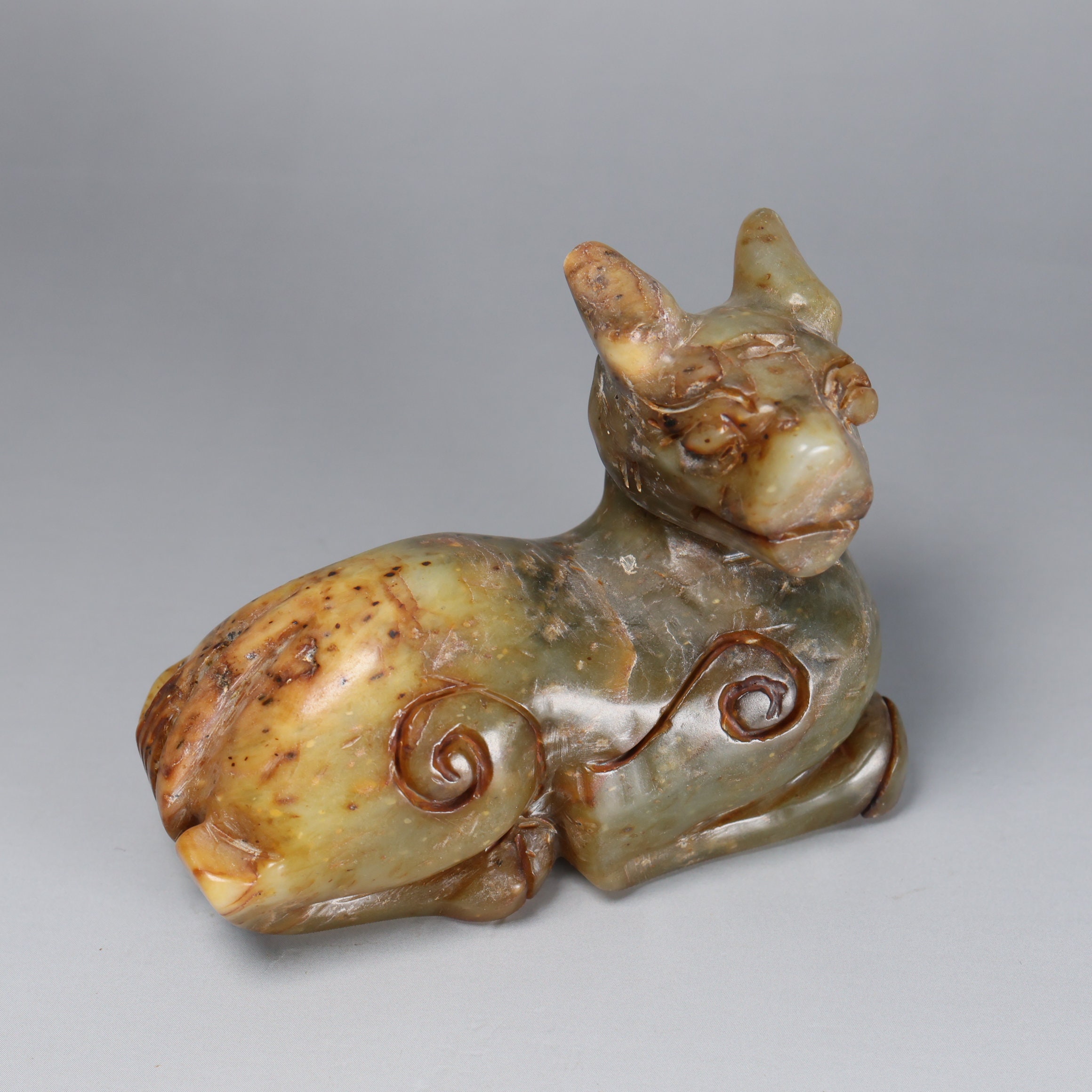 255g Chinese Jade Carved Beast Collection Chinese Antique - Etsy