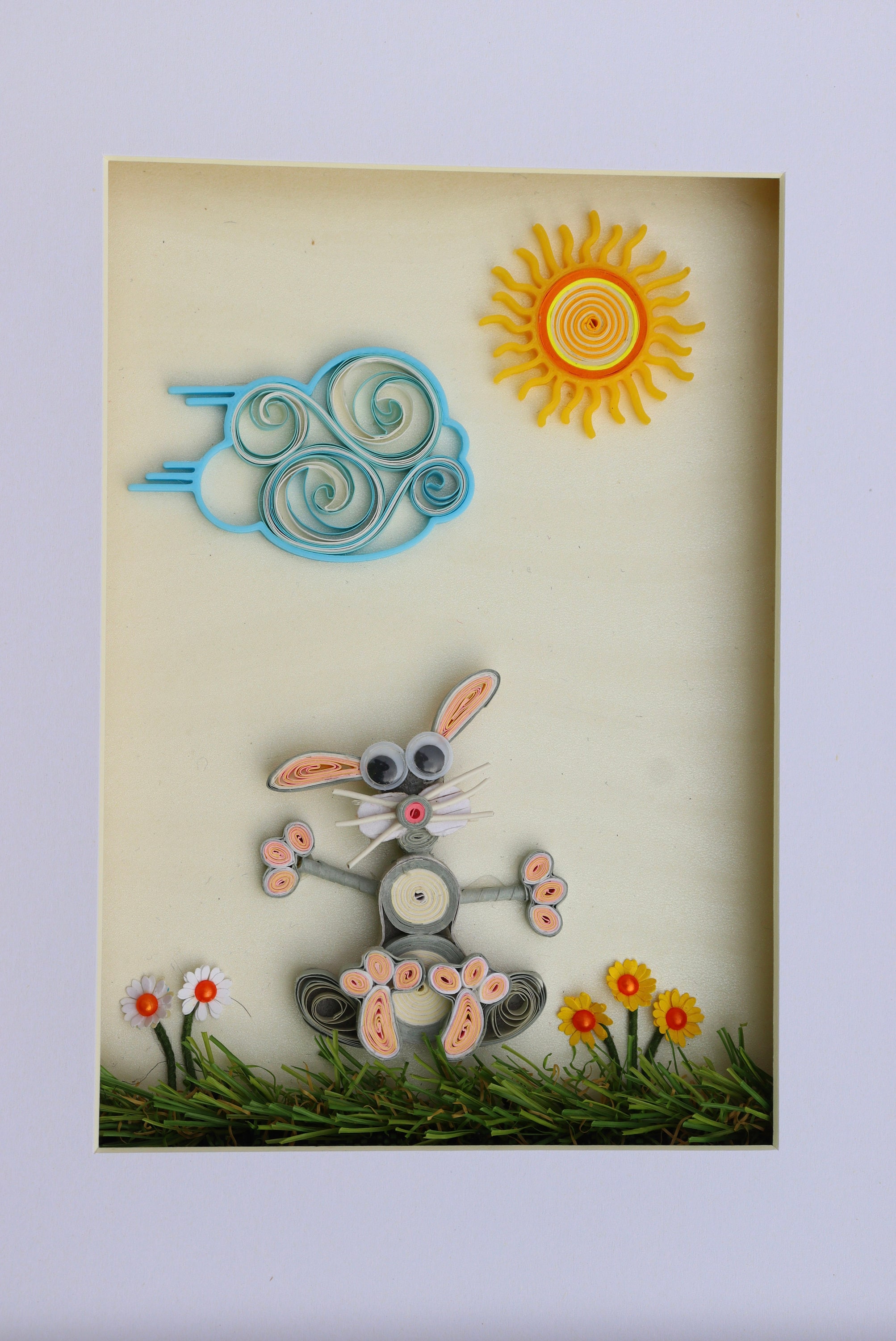Paper Quilling Rabbit - Etsy