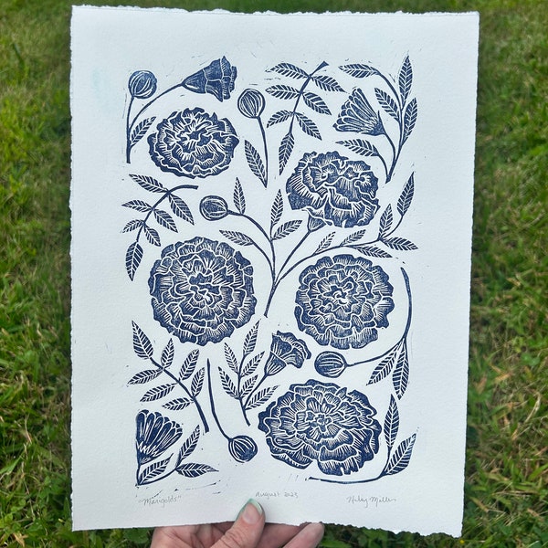 Marigold Print - Etsy