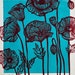 Poppy Linocut Print - Etsy Canada