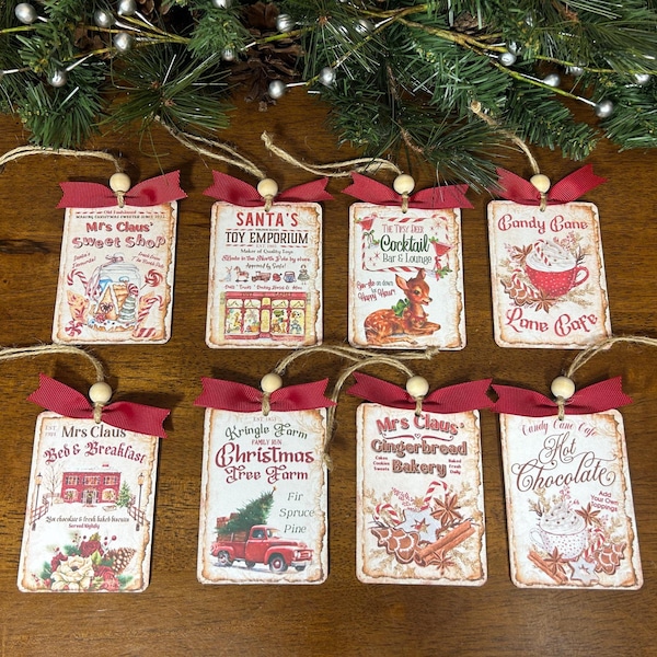 Tag Ornaments - Etsy