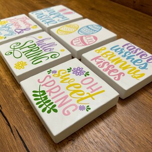 Easter Mini Wood Block/spring Mini Wood Block/easter Wood Block/spring ...