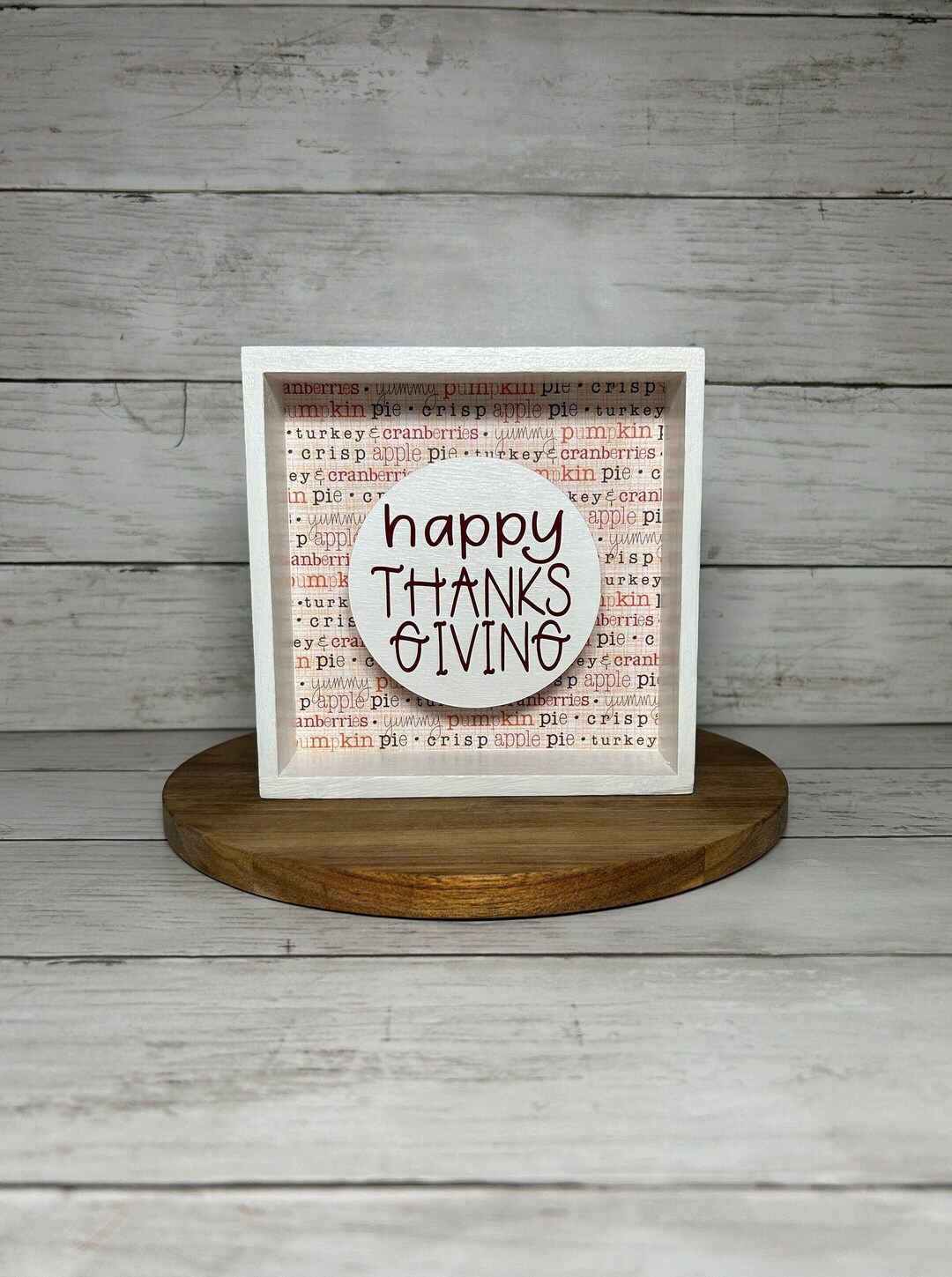Happy Thanksgiving Sign/thanksgiving Sign/fall Sign/fall Tier Tray Sign ...