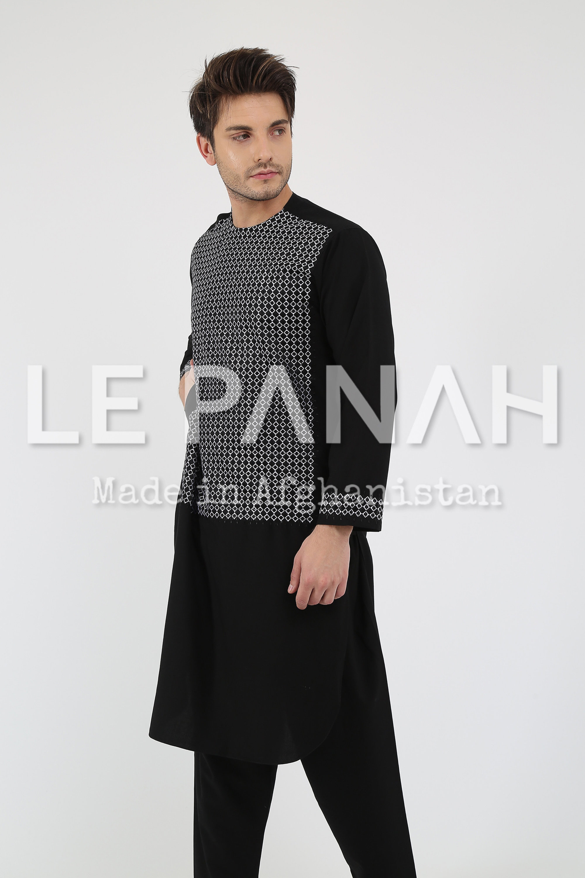 Traditional Afghan Men’s Clothes W/ Chirma Dozi Embroidery Design ...