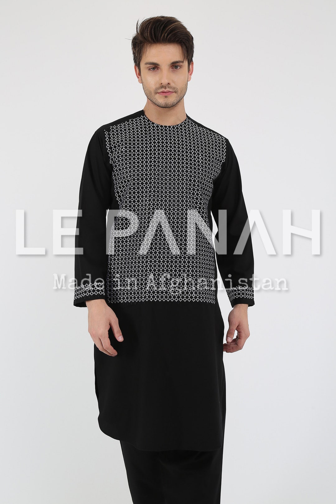 Traditional Afghan Men’s Clothes W/ Chirma Dozi Embroidery Design ...