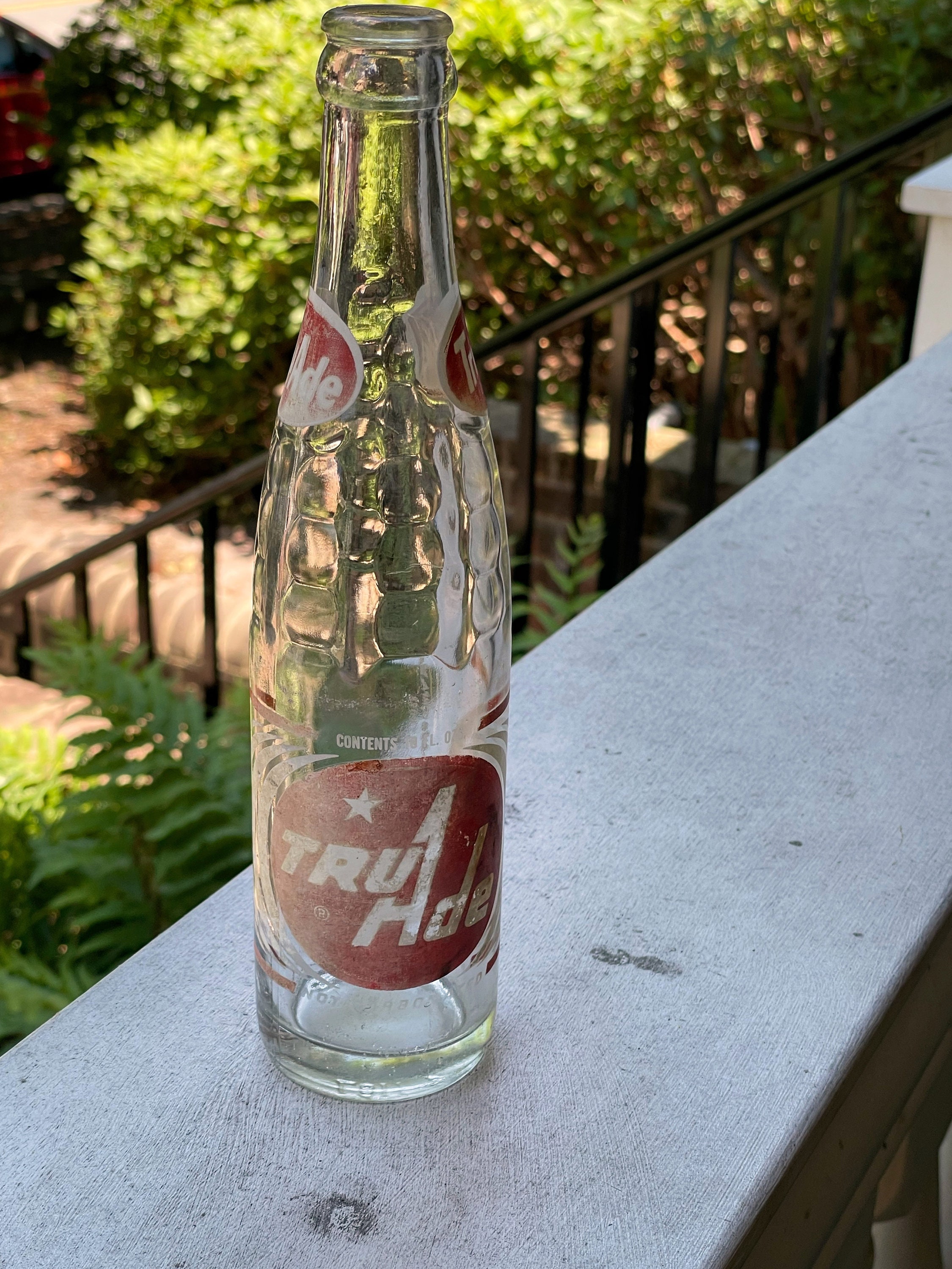 Vintage Tru Ade Soda Bottle - Etsy