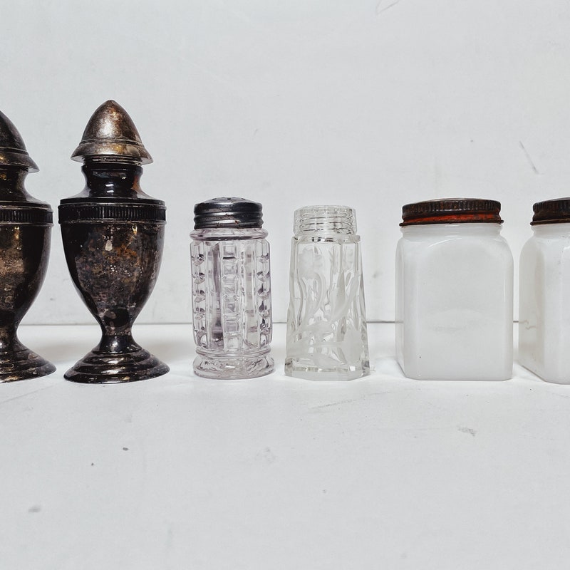 Antique Salt and Pepper Shakers - Etsy