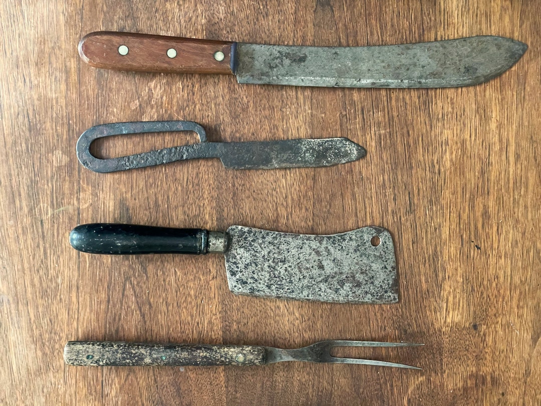 Set of Rare Antique Knives, 4 Piece Set - Etsy