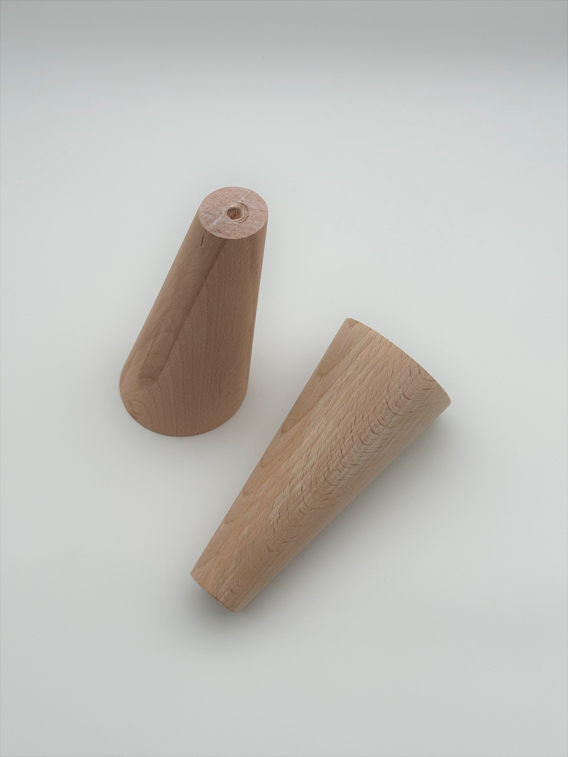 Wooden Tv Unit Legs or Living Room Furniture Legs, Natural Beech Wood ...