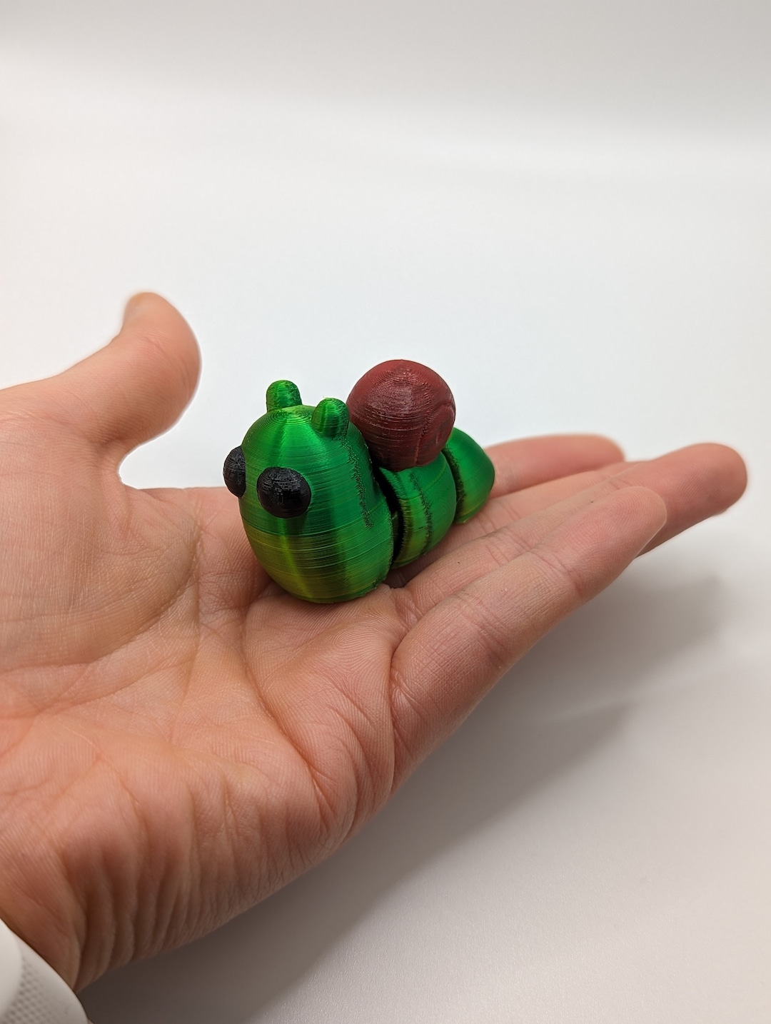 Snail Fidget Toy Small Articulated 3D Printed Model Moving Toy Trinke ...