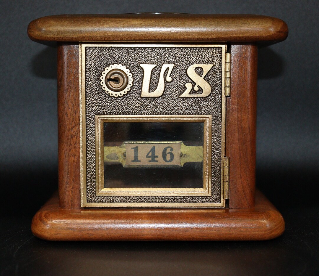 Authentic 1890 Post Office Box Door Bank - Etsy