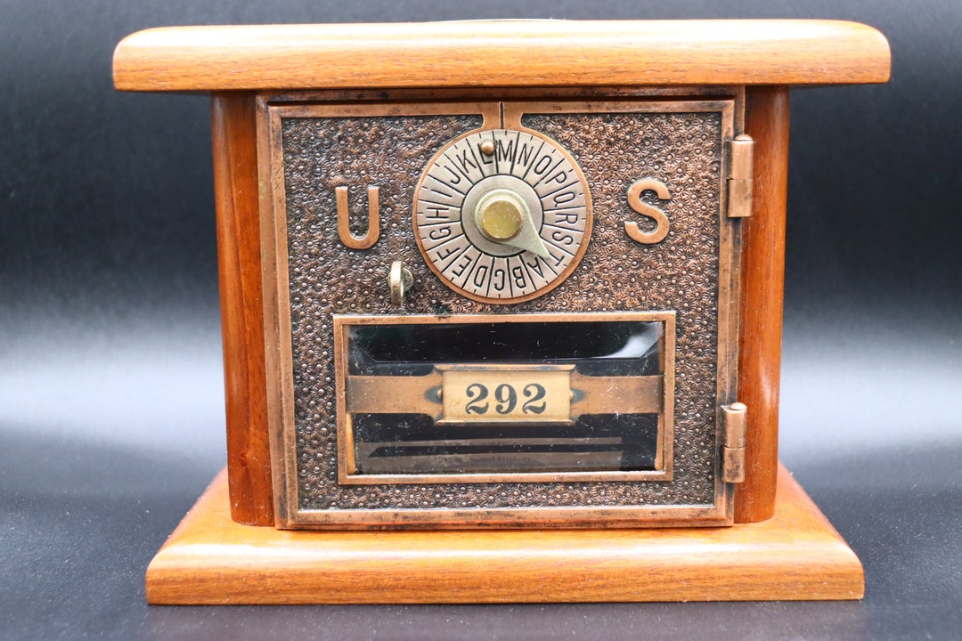 Authentic 1896 Post Office Box Door Bank - Etsy