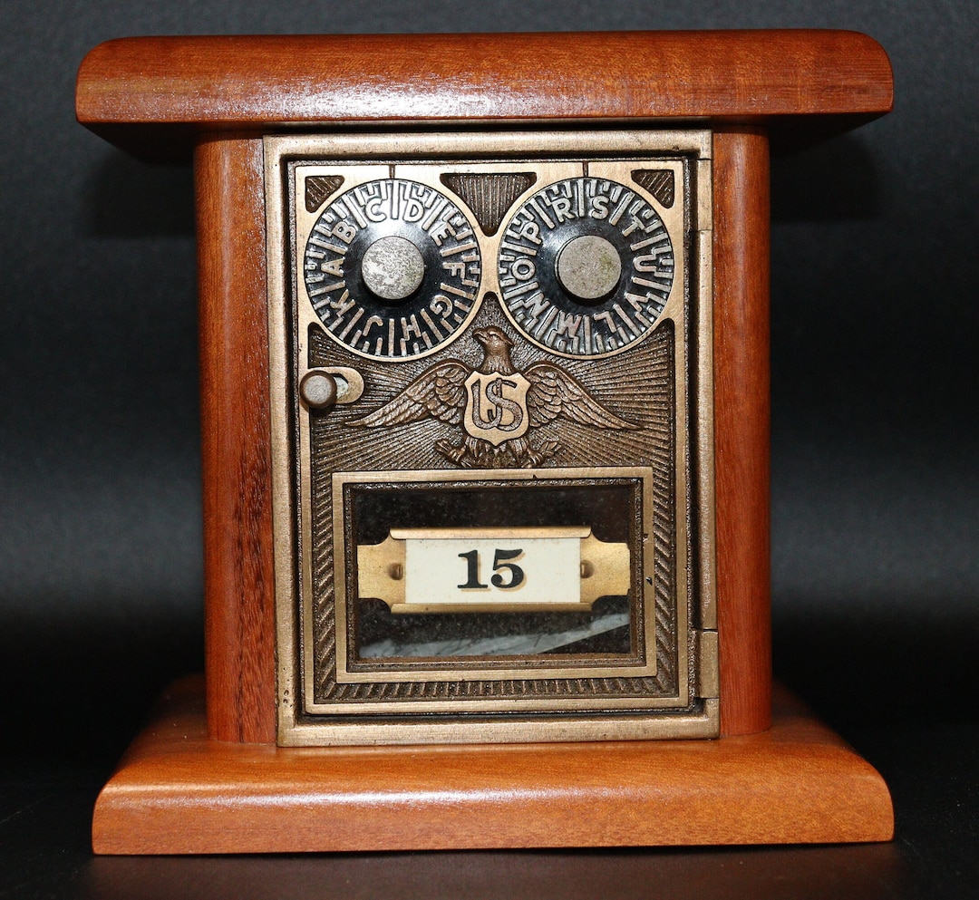Authentic 1920 Post Office Box Door Bank - Etsy
