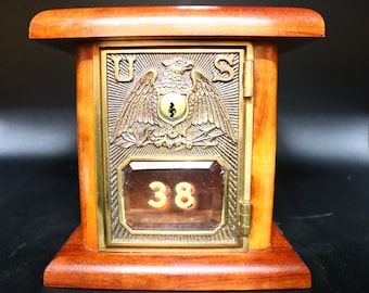 Vintage Authentic Post Office Door Coin Bank Made in the USA - Etsy