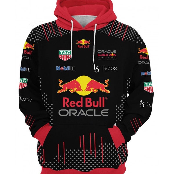 Mens Red Bull Hoodie - Etsy