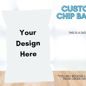 Custom Chip Bag Digital Template, Birthday Chip Bag , Birthday Party ...