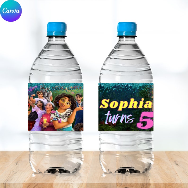 Encanto Birthday Water Labels Wrapper Printable Templates - Etsy