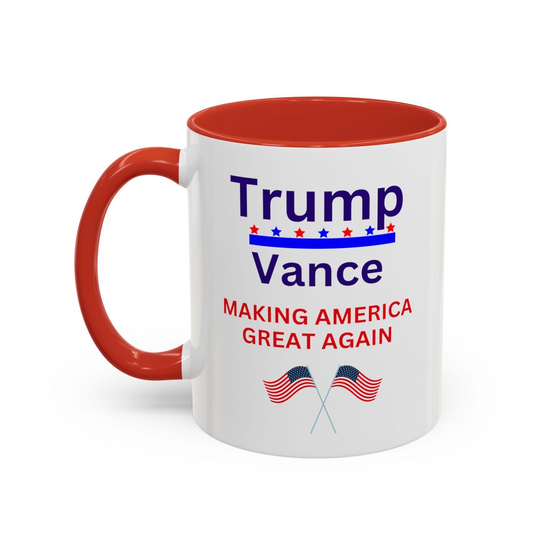 TRUMP VANCE CAMPAIGN Mug, Trump 47, Donald J Trump, Gift for Trumpster ...
