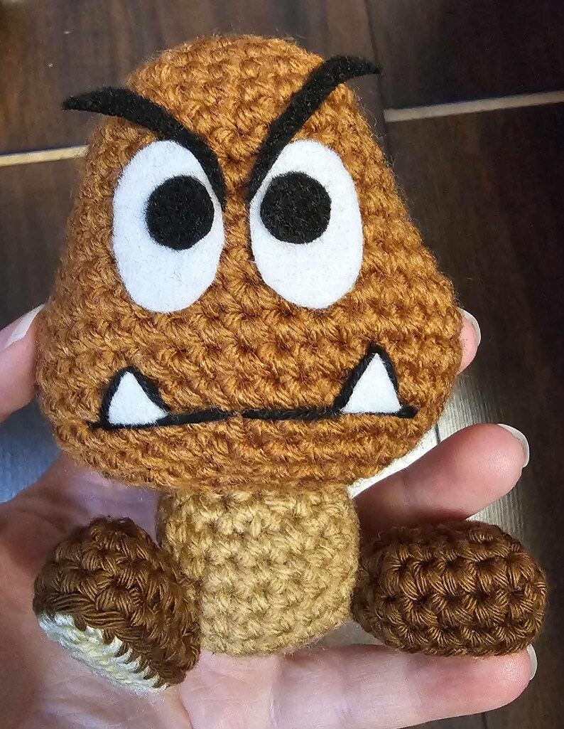Amigurimi Crochet Pattern Goomba English PDF - Etsy