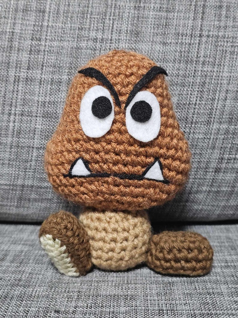 Amigurimi Crochet Pattern Goomba English PDF - Etsy