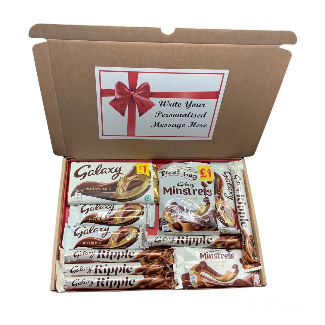 Personalised Galaxy Chocolate Gift Box, Large Galaxy Hamper, for ...