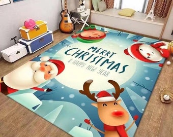 Reindeer Bath Rug - Etsy