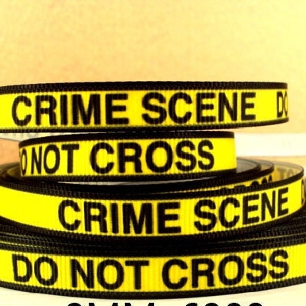 Crime Scene Ribbon - Etsy