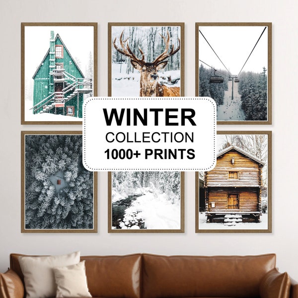 Winter Wall Art - Etsy