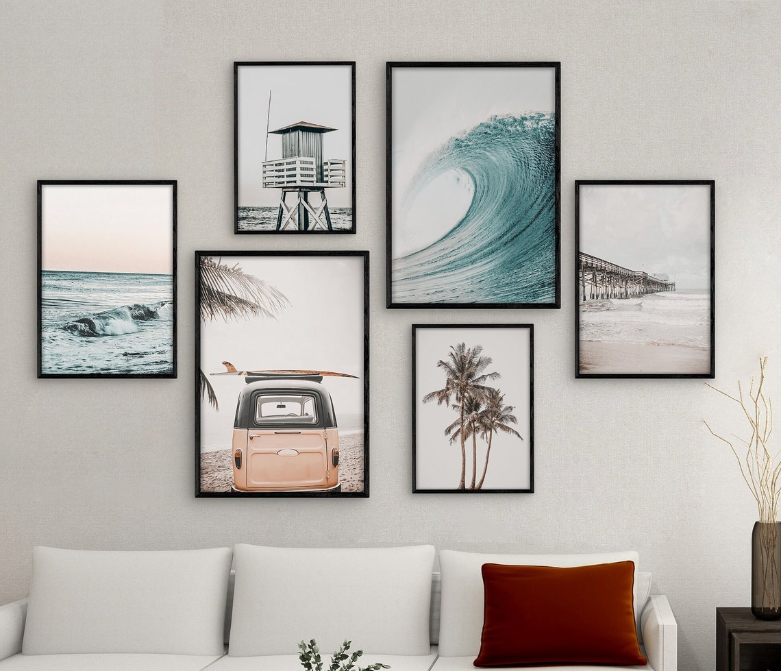 200x SOFT BEACH Printable Set Beach Wall Art Beach Prints - Etsy