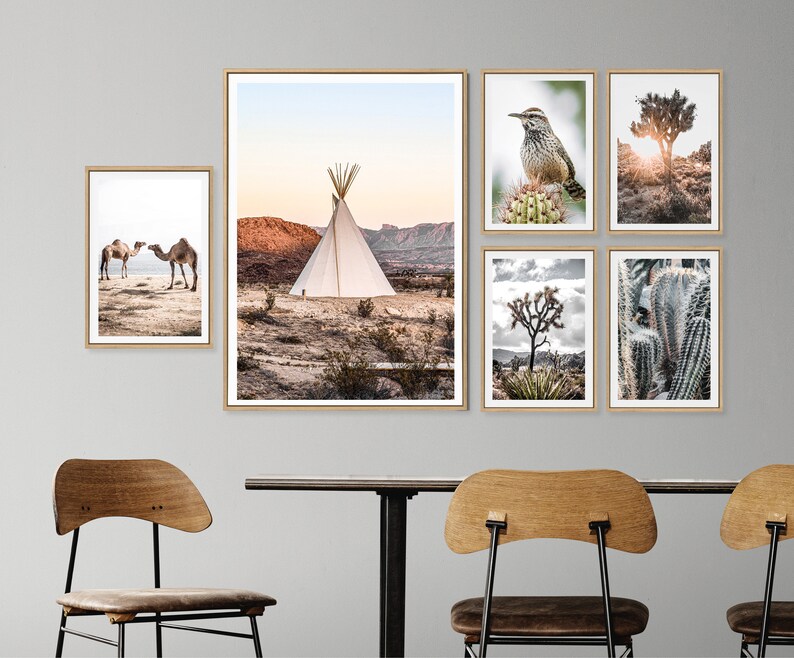 500x Desert Prints, Southwest Poster Set, Desert Wall Art, Arizona ...