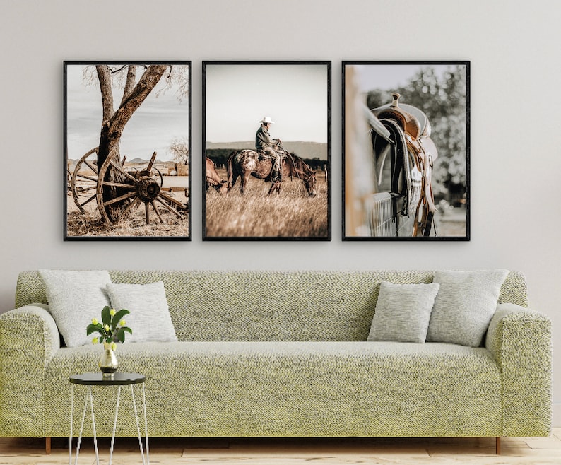 300x WESTERN Printable Set, Rustic Wall Art, Farm Prints, Farmhouse ...