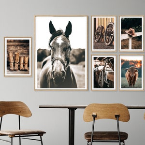 300x WESTERN Printable Set, Rustic Wall Art, Farm Prints, Farmhouse ...