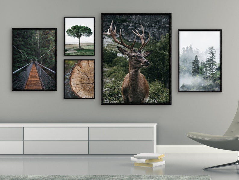 200x NATURE Printable Set Nature Wall Art Forest Prints - Etsy