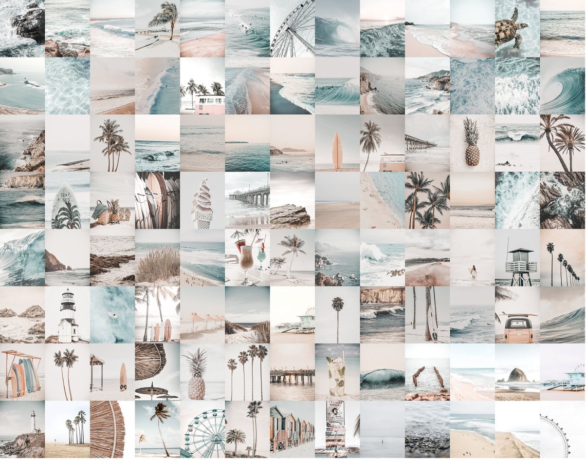 200x SOFT BEACH Printable Set Beach Wall Art Beach Prints - Etsy