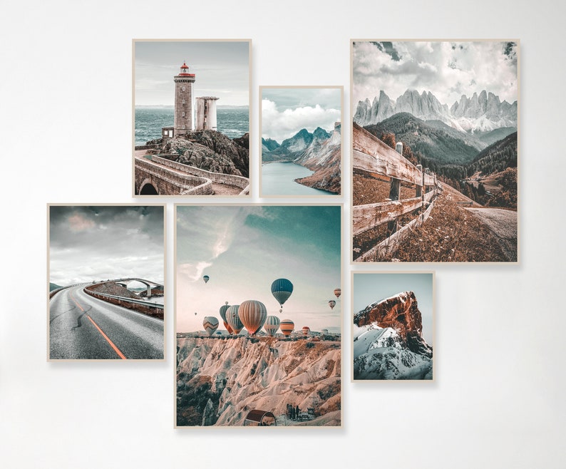 Set of 150 Mountain Prints Nature Printable Nature Wall Art - Etsy