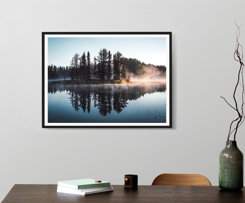 350x FOGGY NATURE Printable Set, Nature Wall Art, Foggy Forest Prints ...