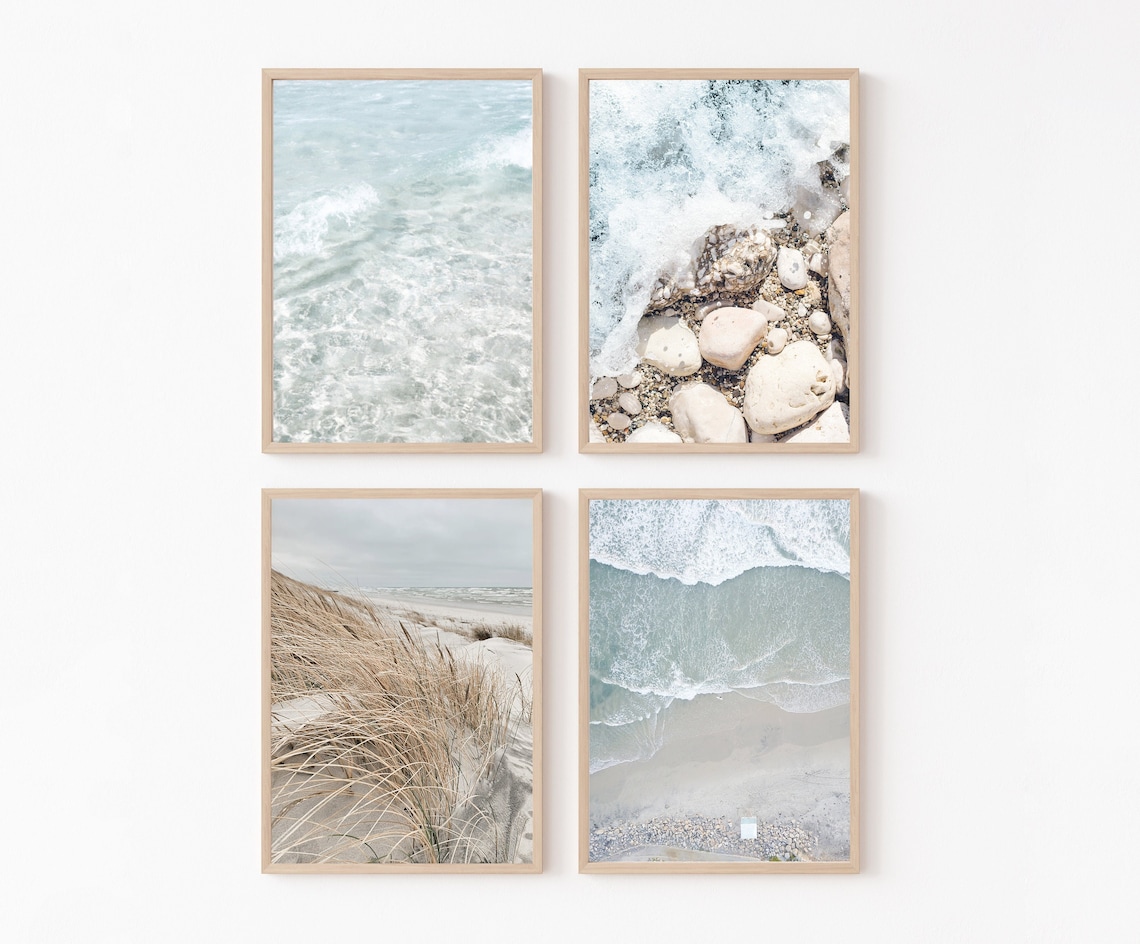 200x SOFT BEACH Printable Set Beach Wall Art Beach Prints - Etsy