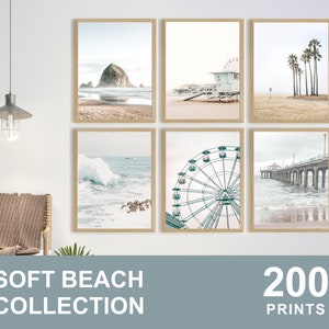200x SOFT BEACH Printable Set Beach Wall Art Beach Prints - Etsy