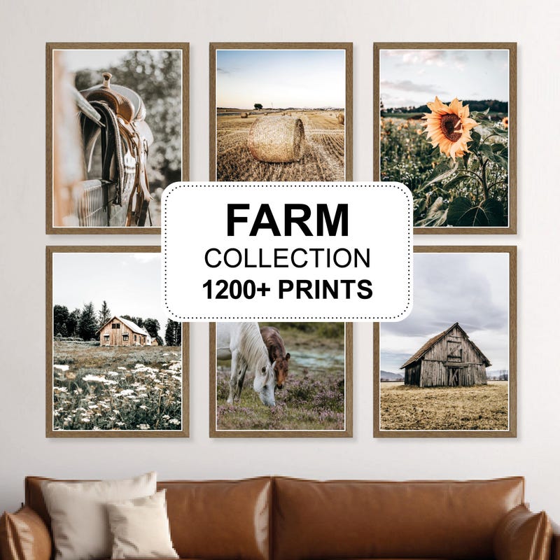 Farmhouse Poster Decor - Etsy