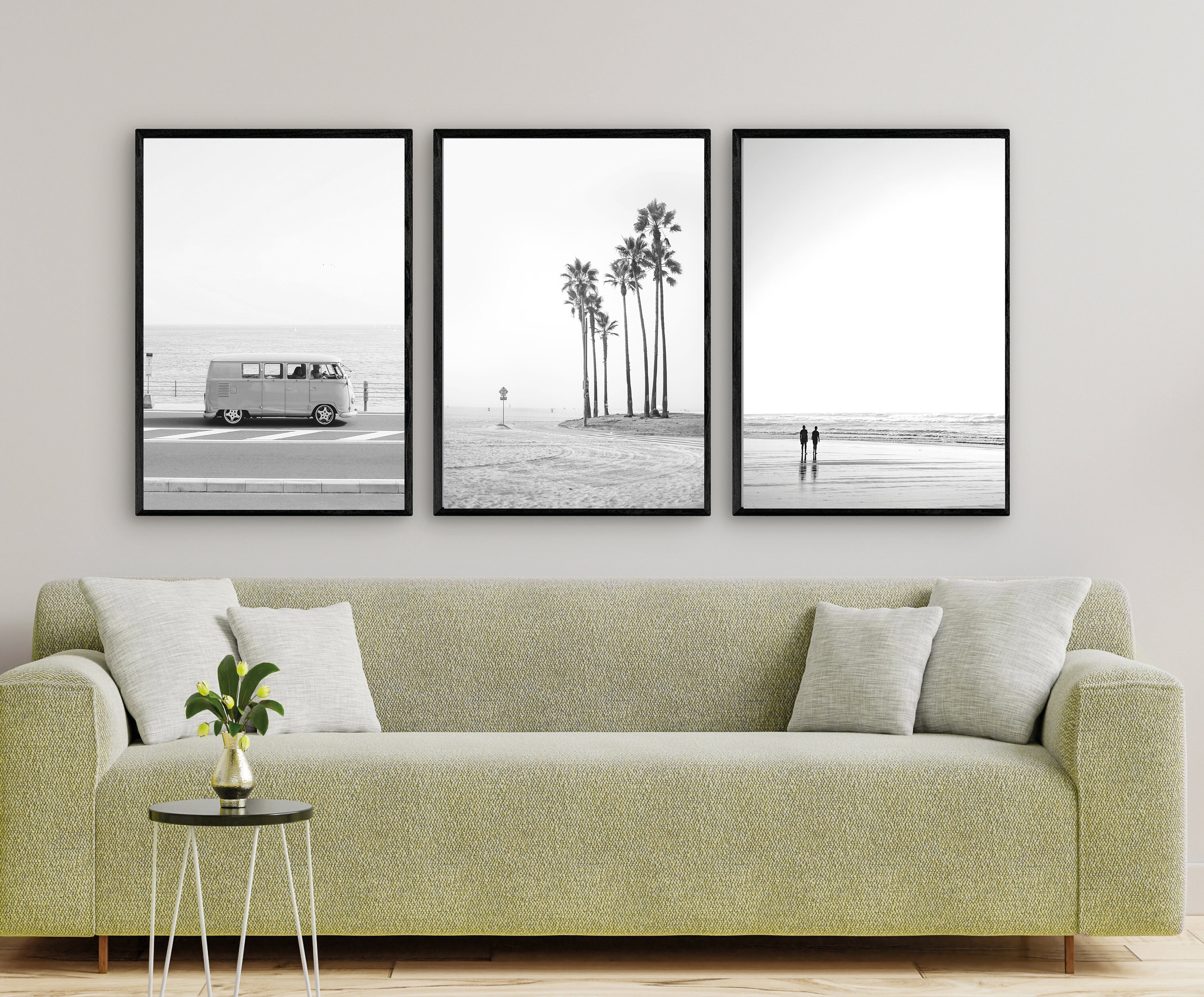 1000x Black and White Beach Prints Beach Set Beach Wall Art - Etsy