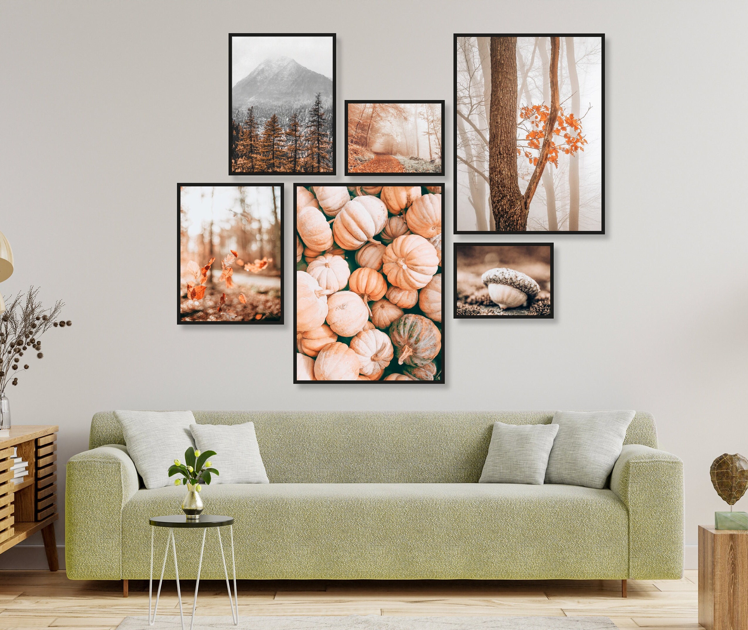 1000x Autumn Printable Set, Fall Wall Art, Fall Prints, Halloween Decor ...