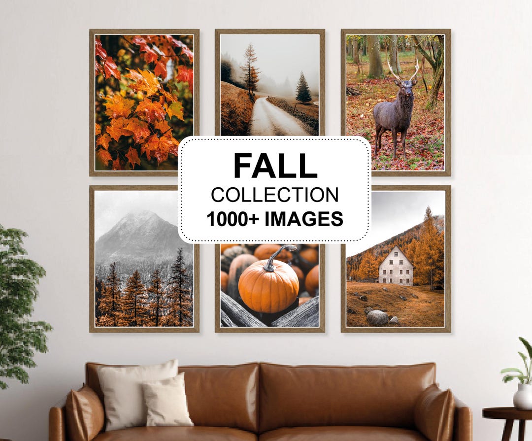 1000x Autumn Printable Set, Fall Wall Art, Fall Prints, Halloween Deco ...